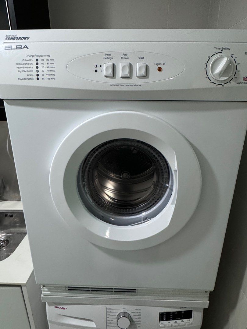 Elba tumble dryer 6kg, TV & Home Appliances, Washing Machines and ...