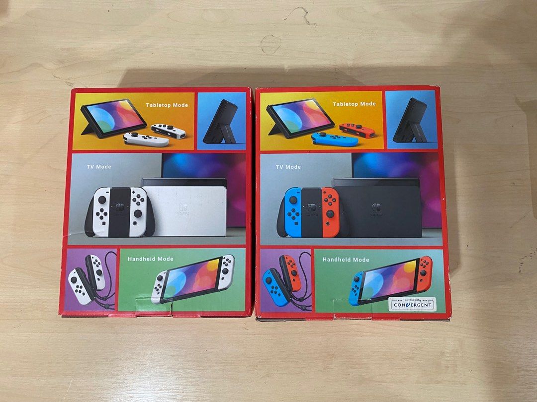 Empty boxes of Nintendo Switch OLED for sale, Video Gaming, Video Game ...