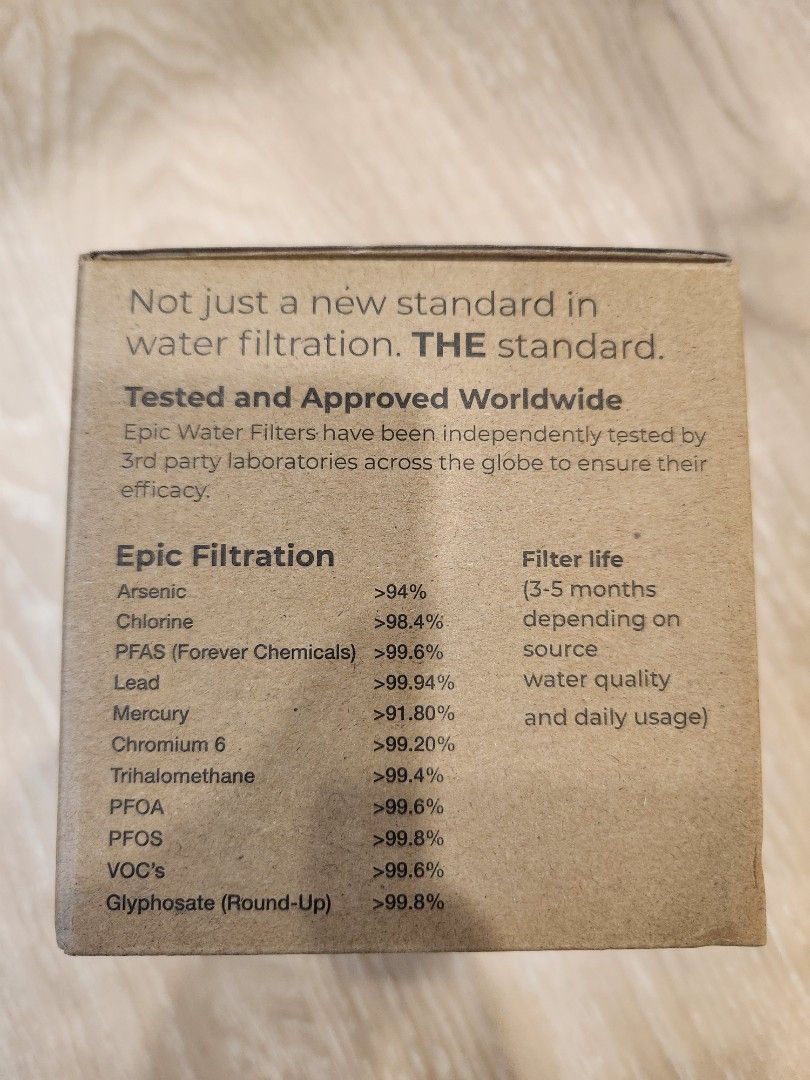 EPIC water filter, TV & Home Appliances, Kitchen Appliances, Water ...