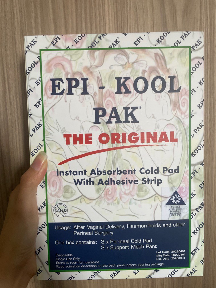 EPI-KOOL PAK (Perineal Cold Pad), Babies & Kids, Maternity Care on ...