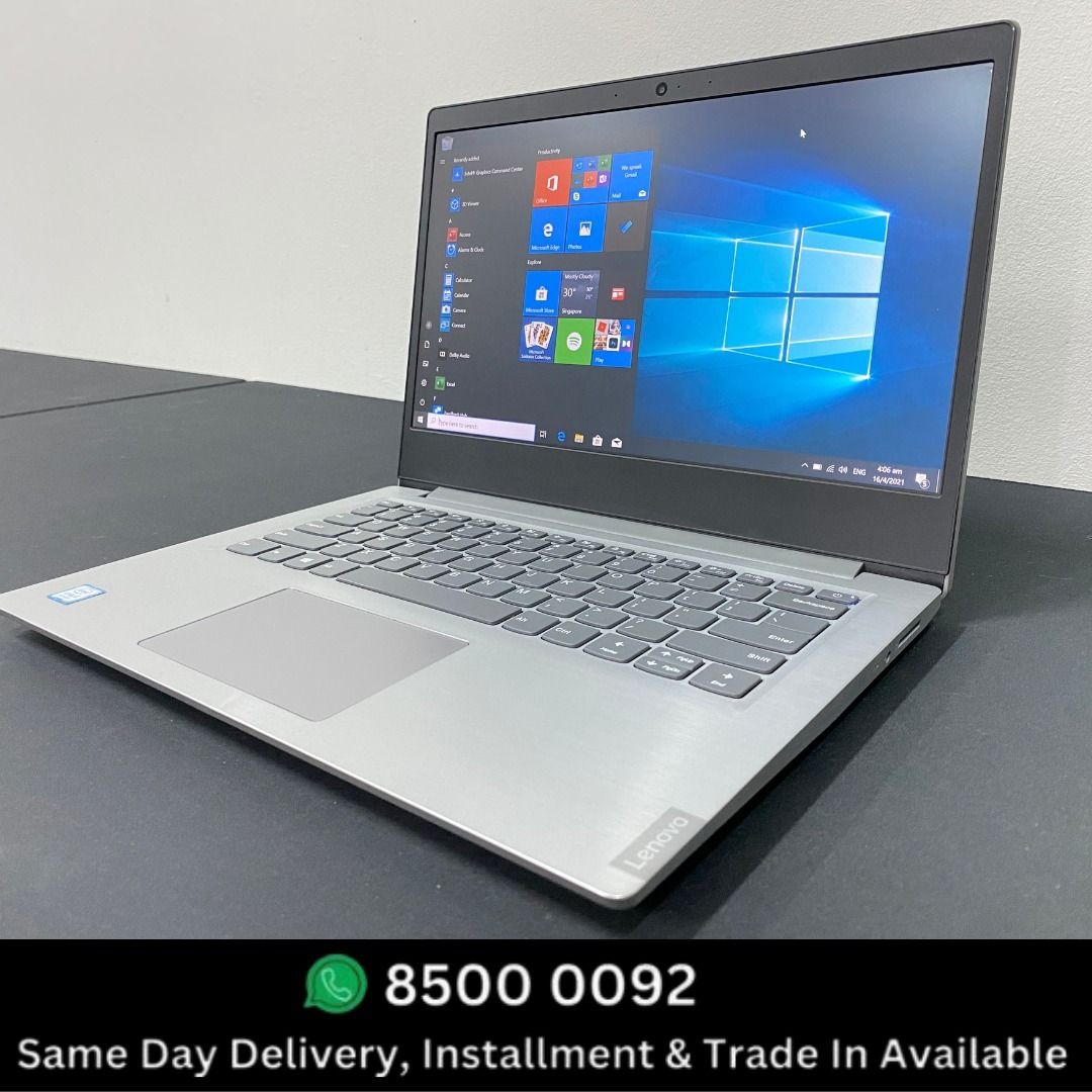 Fast Speed Lenovo Ideapad Slim & LightWeight Laptop + MS Office + SSD ...