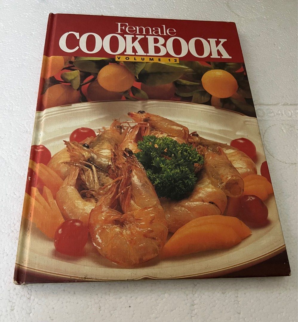 Female cook book buku masakan 80an makanan sedap melayu cina western ...