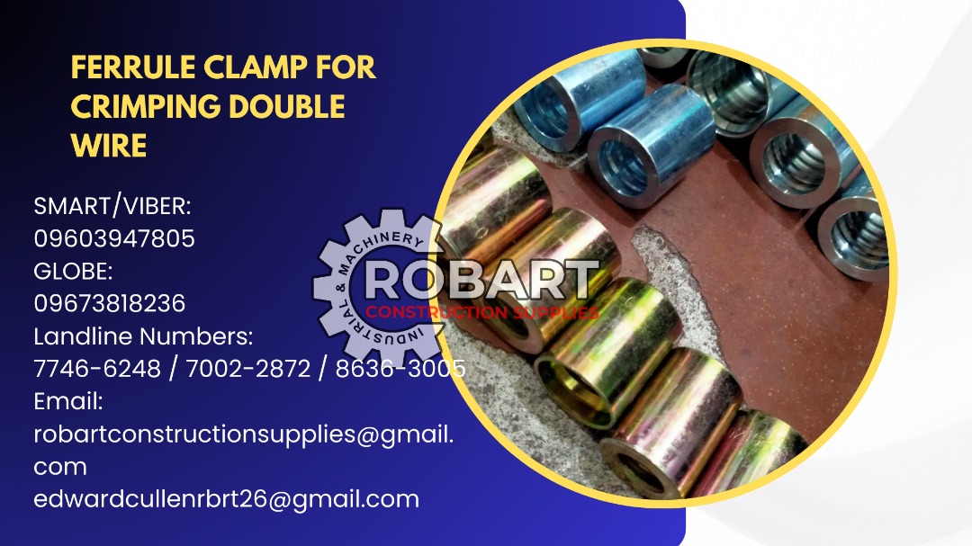 FERULLE CLAMP FOR CRIMPING DOUBLE WIRE, Commercial & Industrial ...