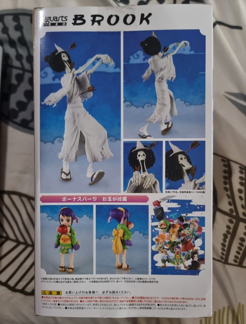 Figuarts Zero One Piece Wano - Brook + Otama, Hobbies & Toys, Toys & Games on Carousell