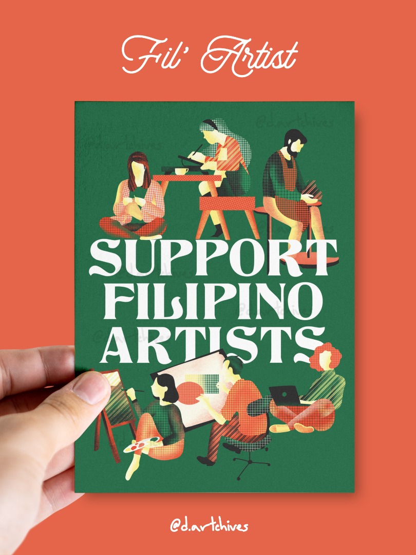 Filipino Artists Art Print - GREEN | Illustrated Artwork Decoration ...