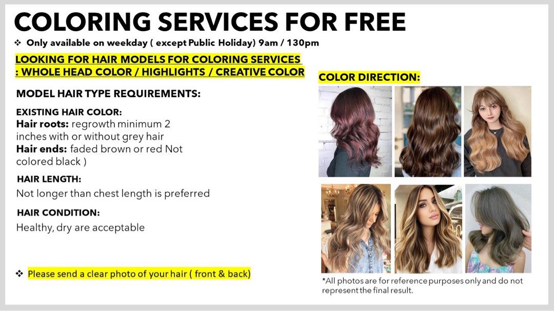 Free hair Coloring services, Beauty & Personal Care, Hair on Carousell