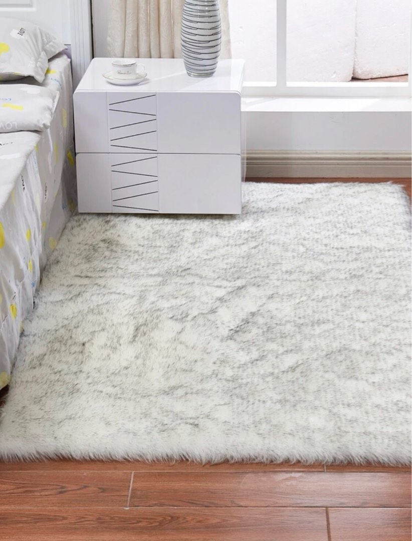 Furry plush carpet from Shein, Furniture & Home Living, Home Decor ...