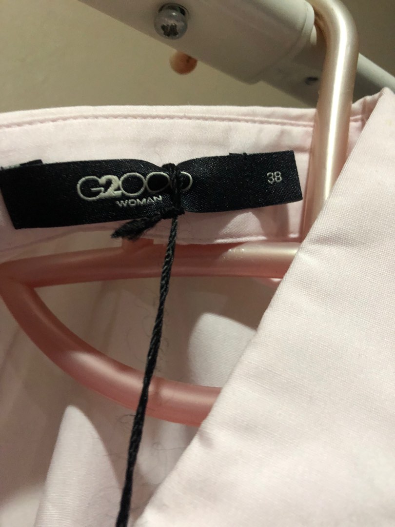 G2000 KEMEJA PINK COLOUR, Women's Fashion, Tops, Blouses on Carousell