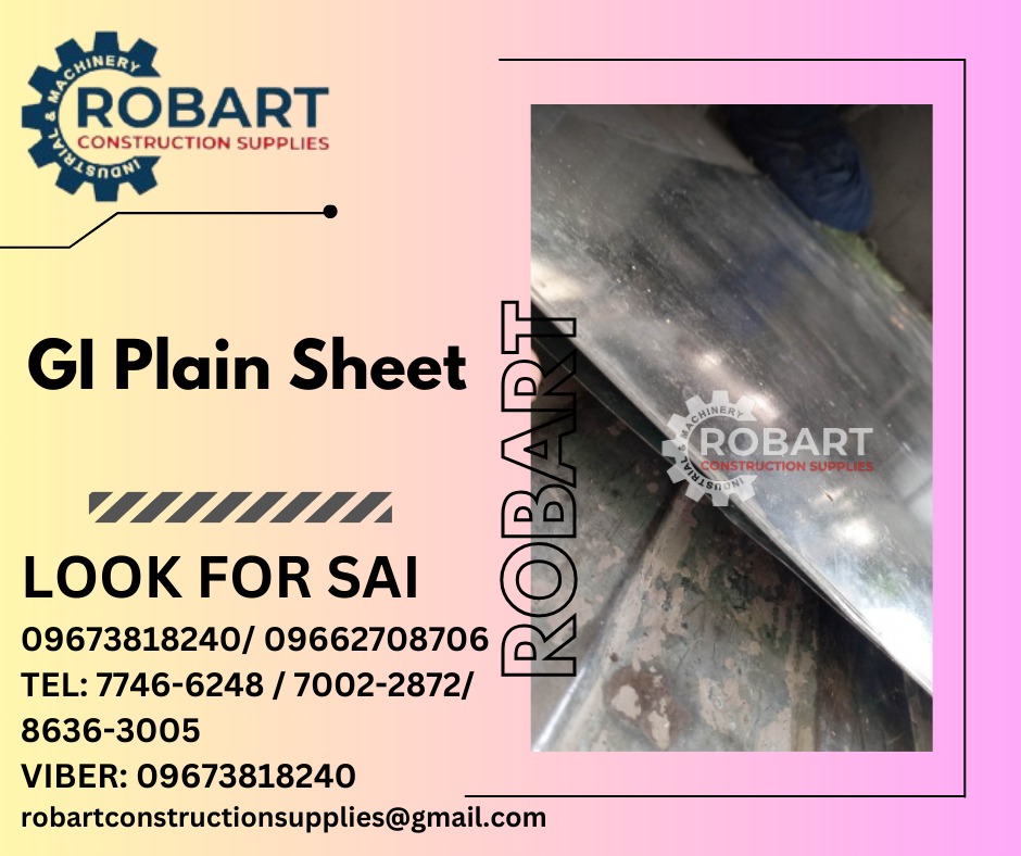 GI Plain Sheet, Commercial & Industrial, Construction Tools & Equipment ...