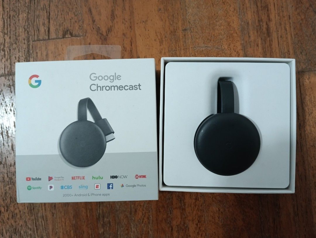 Google Chromecast 3 with box set, TV & Home Appliances, TV ...