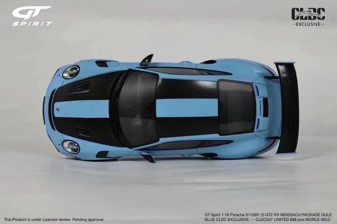 GT Spirit 1:18 Porsche 911 (991.2) GT2 RS WEISSACH PACKAGE GULF BLUE ...
