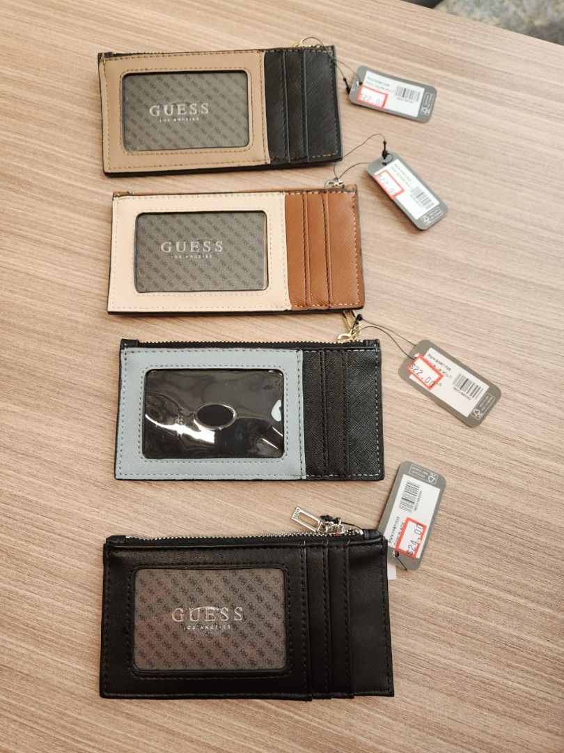 Guess Issa Card Holder Case, Fesyen Wanita, Tas & Dompet di Carousell