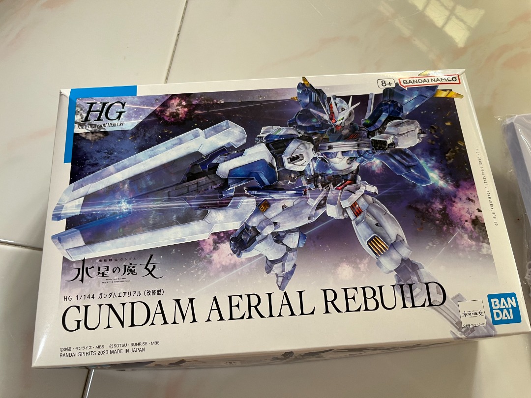 Gundam HG Aerial Rebuild, Hobbies & Toys, Toys & Games on Carousell