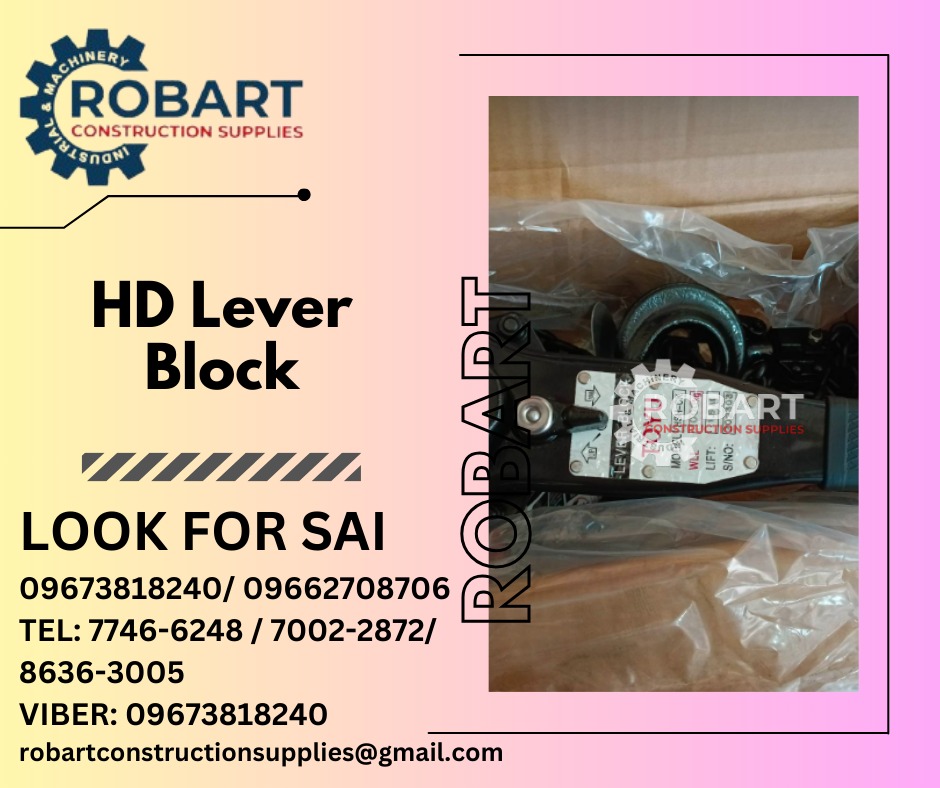 Heavy Duty Lever Block, Commercial & Industrial, Construction Tools ...