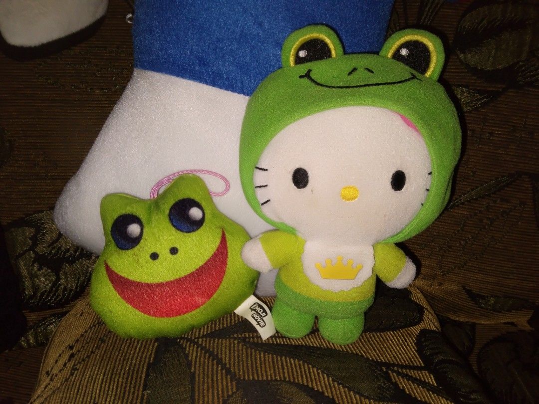 Hello Kitty Frog & KY frog, Hobbies & Toys, Toys & Games on Carousell