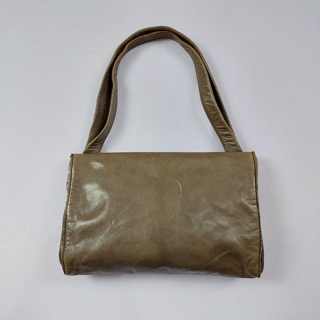 Helmut Lang - Leather Shoulder Bag, Luxury, Bags & Wallets on Carousell