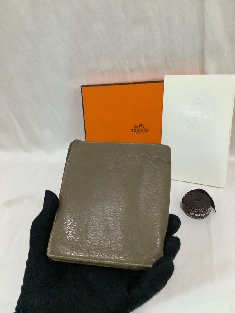 HERMES Bifold Wallet -Brown, Women's Fashion, Bags & Wallets, Wallets ...