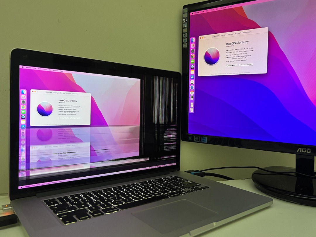 High spec Dual Graphic GPU Macbook Pro 15" 2015 2.5GHz i7, 16gb Memory ...