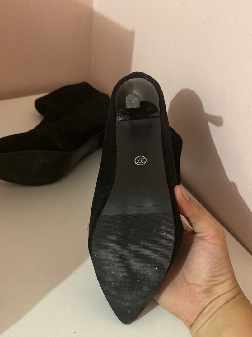 Highheels Boots, Women's Fashion, Footwear, Boots on Carousell