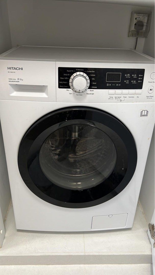 Hitachi washer cum dryer, TV & Home Appliances, Washing Machines and ...