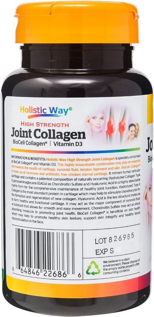 Holistic Way Joint Collagen, 60 Count, Health & Nutrition, Health ...