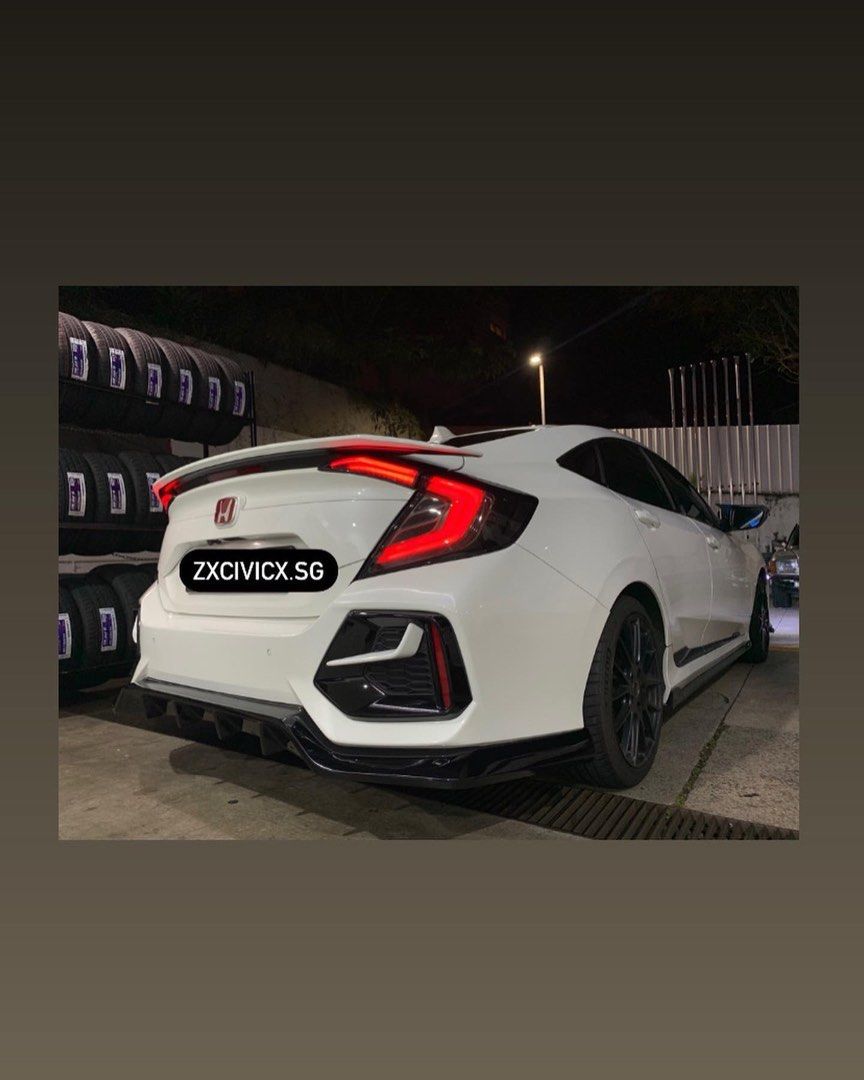 Honda Civic FC type r spoiler / FC450 spoiler / modular spoiler / Rs spoiler / ducktail spoiler ...