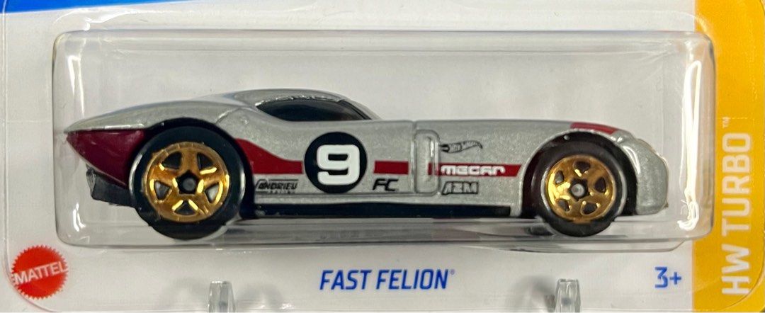 Hot Wheels Fast Felion (HW Turbo) 1:64 Scale Diecast Model Car, Hobbies ...