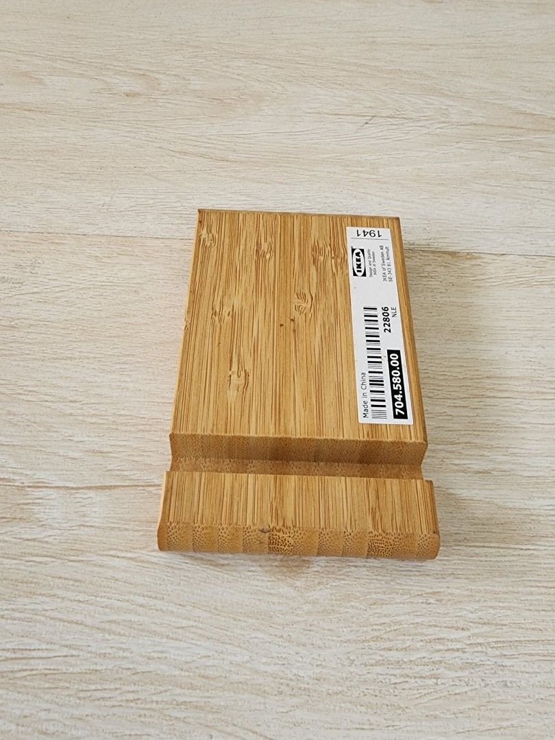 IKEA Bamboo phone stand, Furniture & Home Living, Home Improvement ...