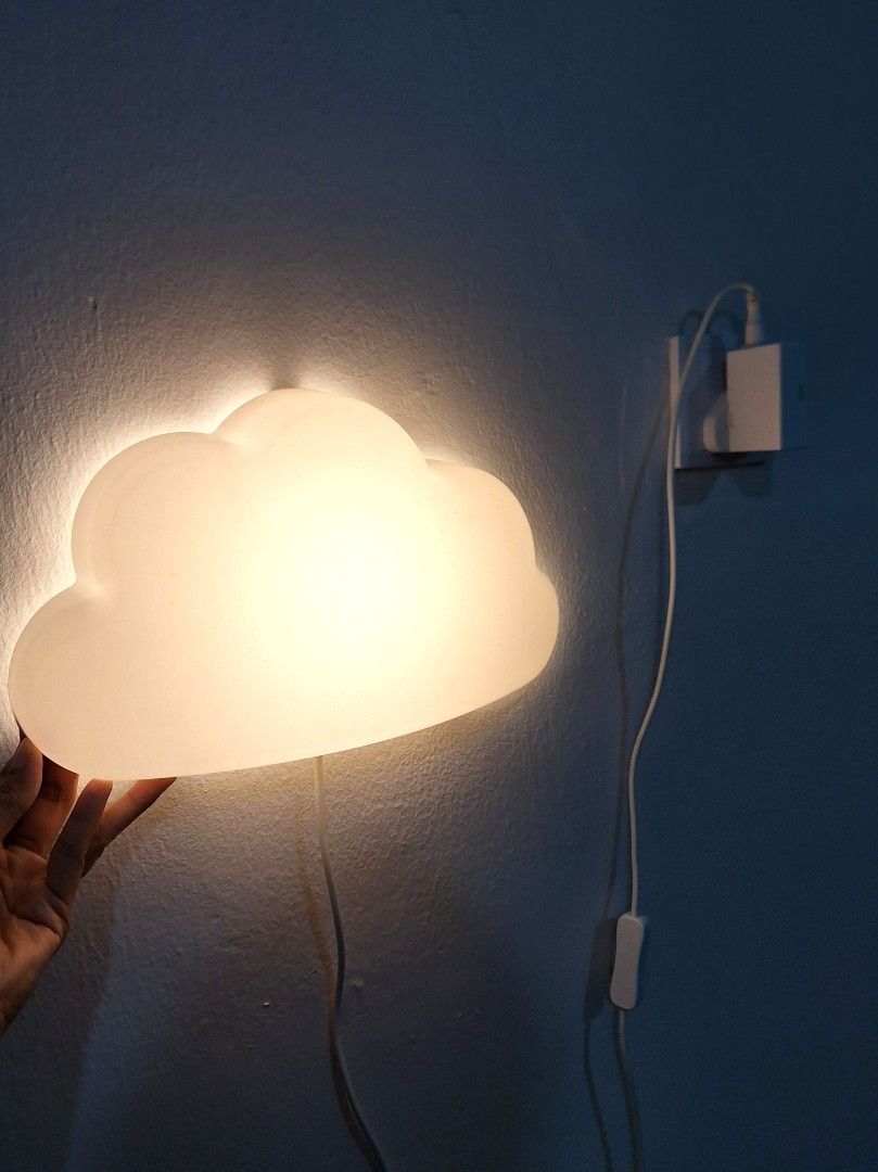 Ikea cloud lamp, was $25, Furniture & Home Living, Lighting & Fans, Lighting on Carousell