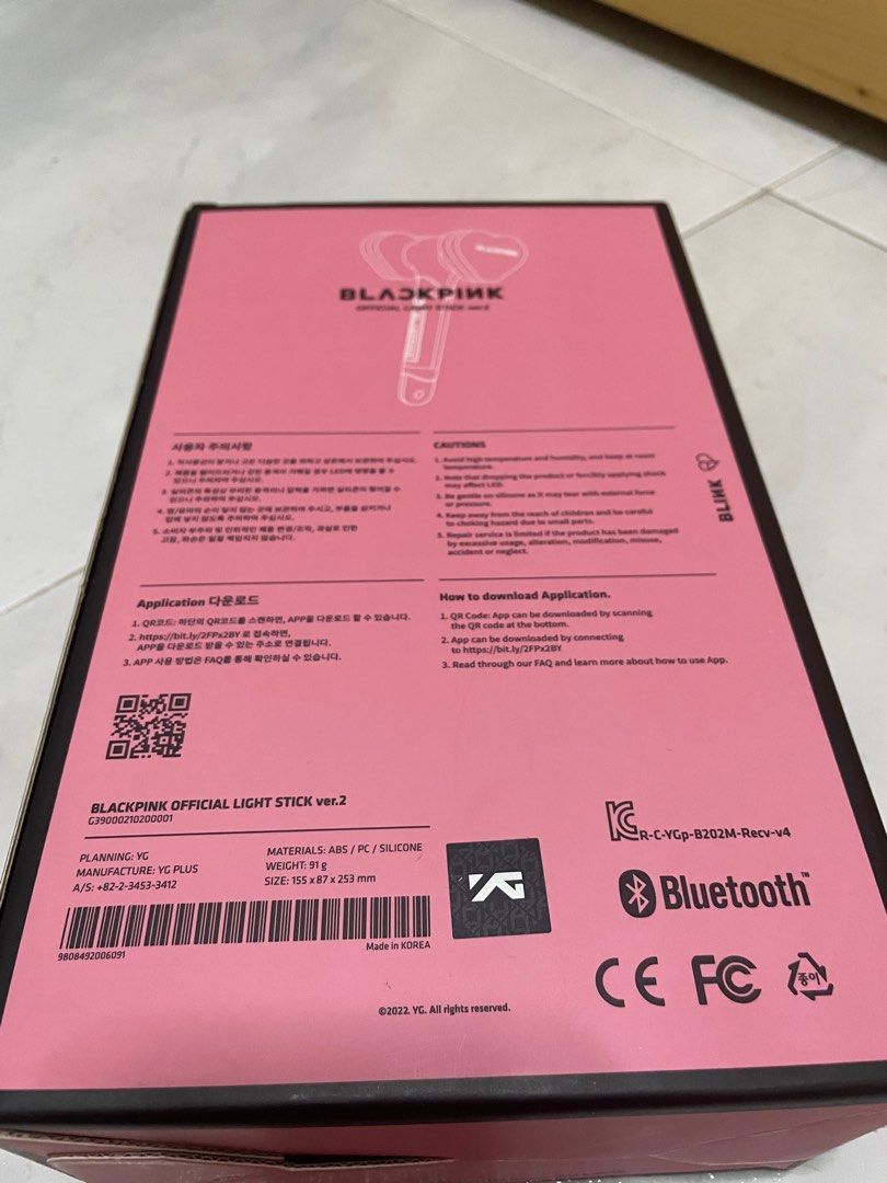 V2 BLACKPINK OFFICIAL LIGHTSTICK VERSION 2 BI-PING-BONG, Hobbies & Toys ...