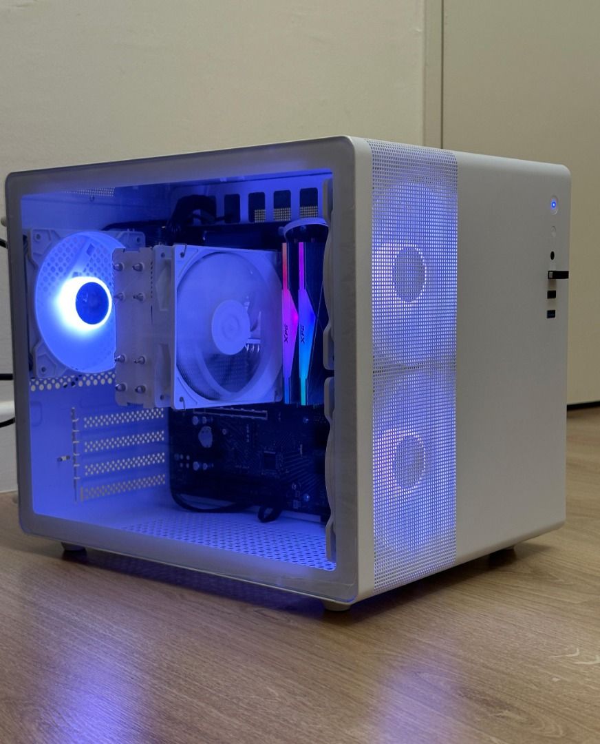 Intel i5-12400 DDR4 White Custom Gaming PC, Computers & Tech, Desktops ...