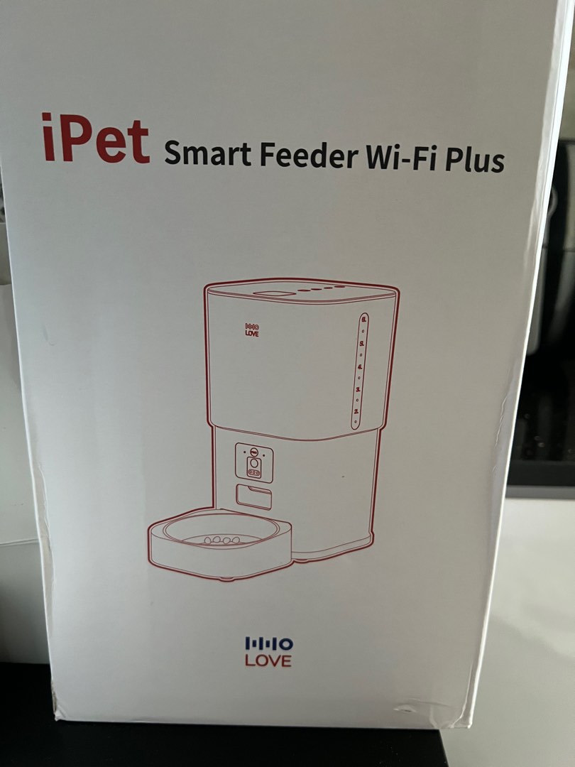 Ipet smart feeder with wifi plus, Pet Supplies, Homes & Other Pet Accessories on Carousell