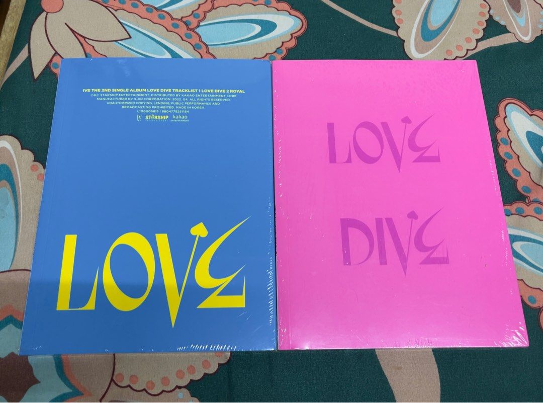IVE LOVE DIVE ALBUM, Hobbies & Toys, Memorabilia & Collectibles, K-Wave ...