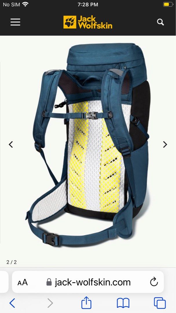 Jack Wolfskin Camper Backpack, Men's Fashion, Bags, Backpacks on Carousell
