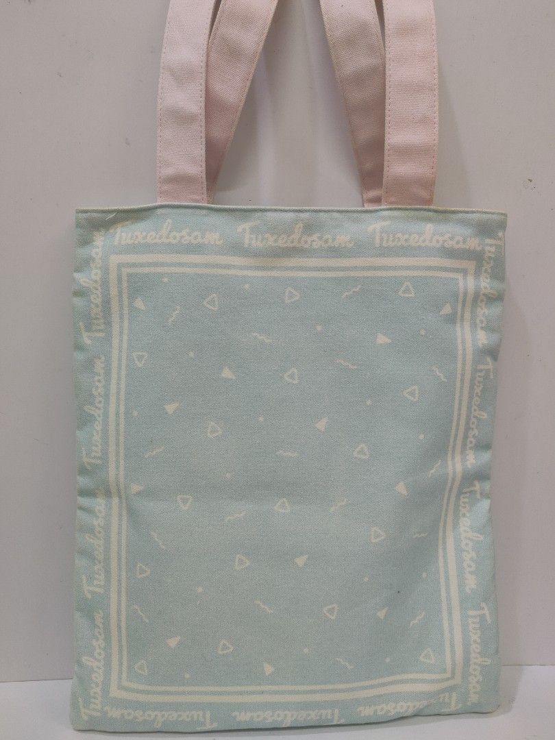 Japan 2018 Sanrio Rare Tuxedo Sam Cafe Wagon Canvas Large Tote Bag with ...