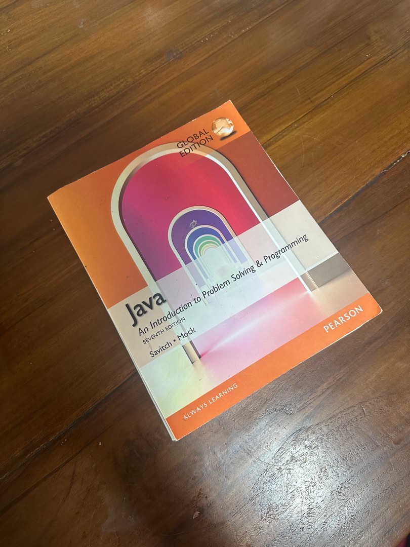 Java Pearson Global Edition An Introduction To Problem Solving And Programming Hobbies And Toys
