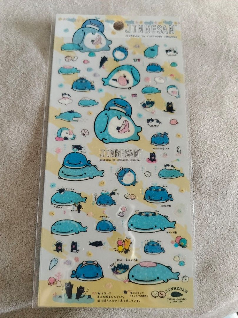 Jinbesan Stickers (Official), Hobbies & Toys, Stationery & Craft, Art ...