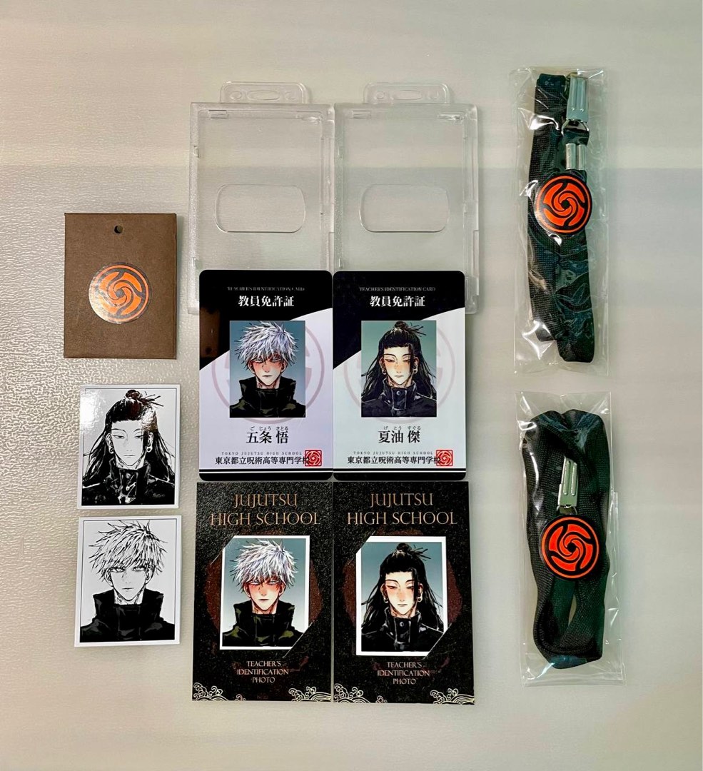 Jujutsu Kaisen Gojo/Geto Card ID, Hobbies & Toys, Memorabilia ...