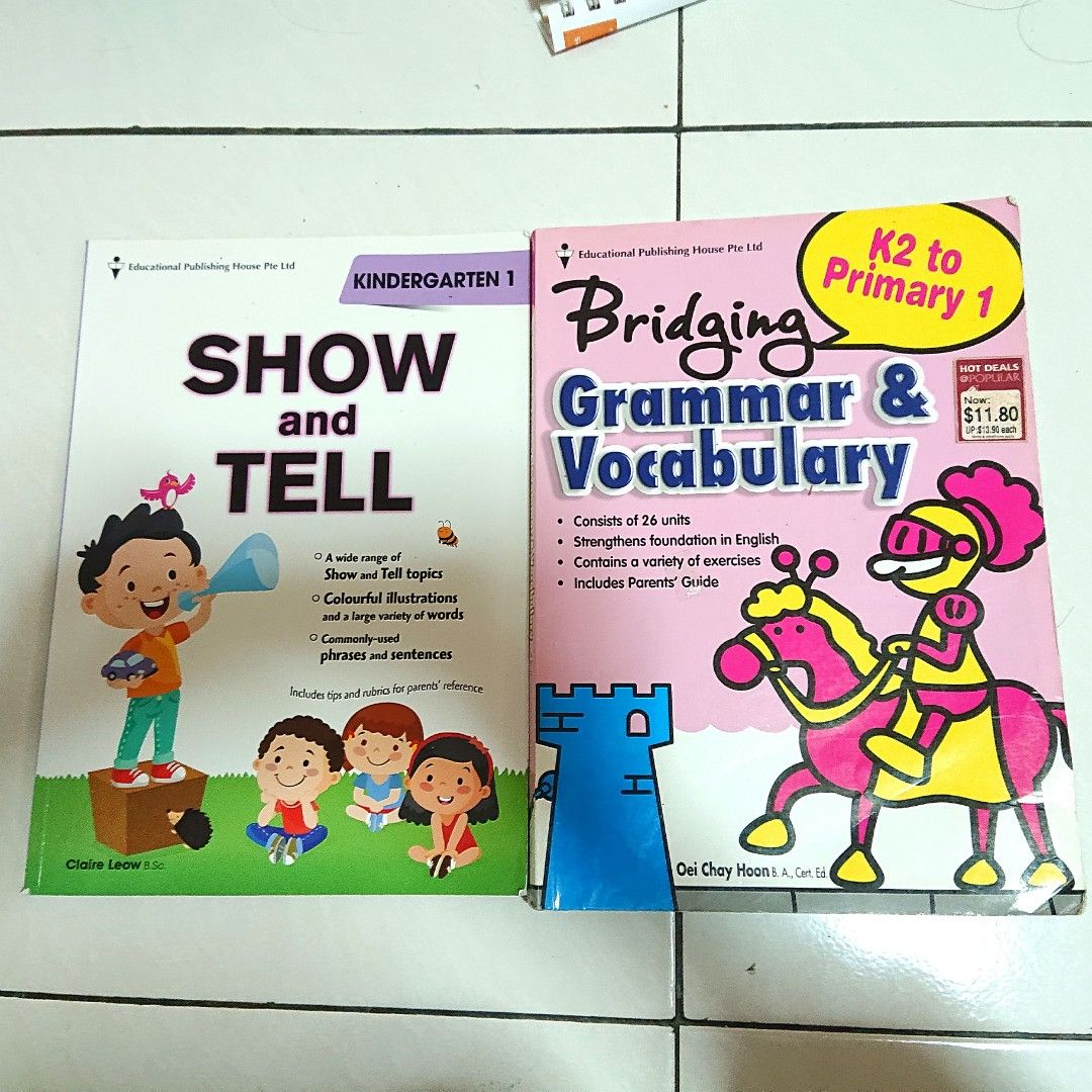 K1 Show & tell book + free grammar book, Hobbies & Toys, Books ... K1 Show & tell book + free grammar book, Hobbies & Toys, Books ...