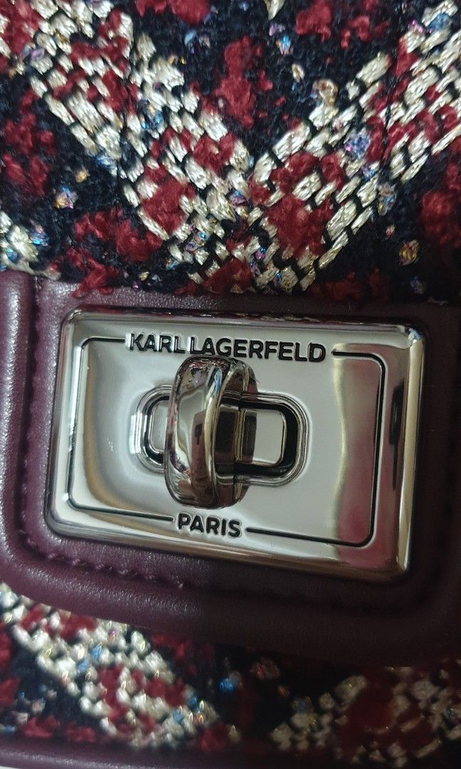 Karl Lagerfield crossbody bag, Luxury, Bags & Wallets on Carousell