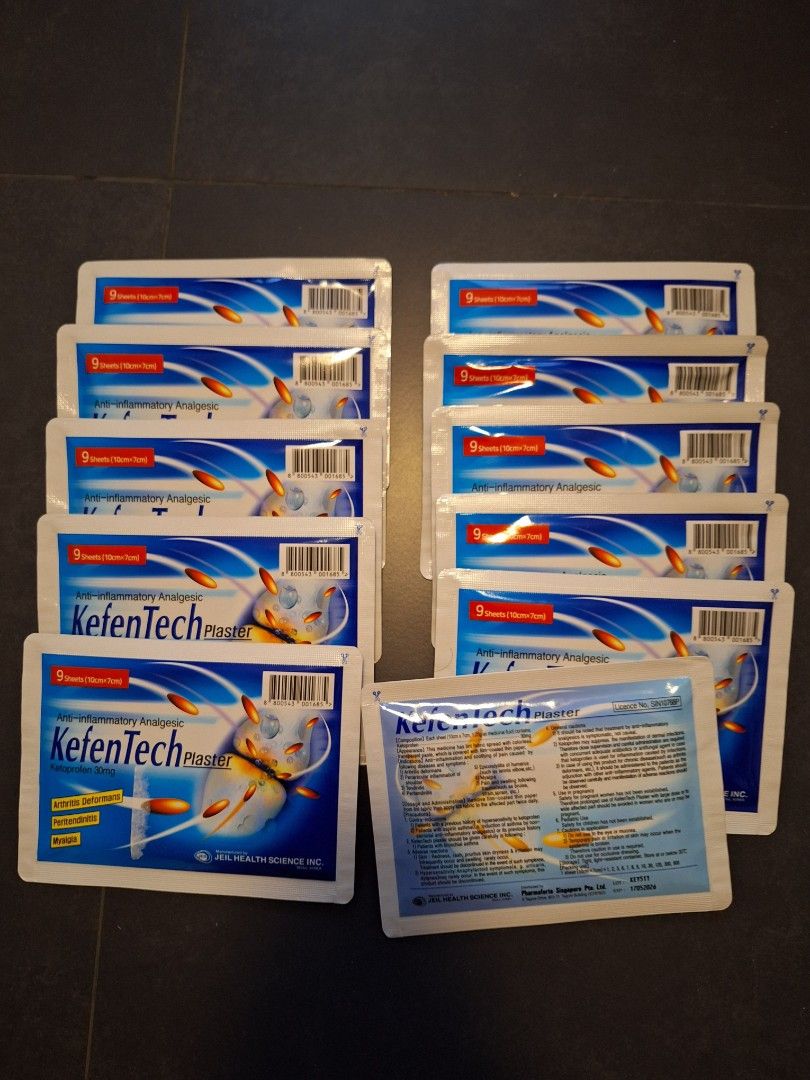 KefenTech Plaster x 10 packs, Health & Nutrition, Medical Supplies ...