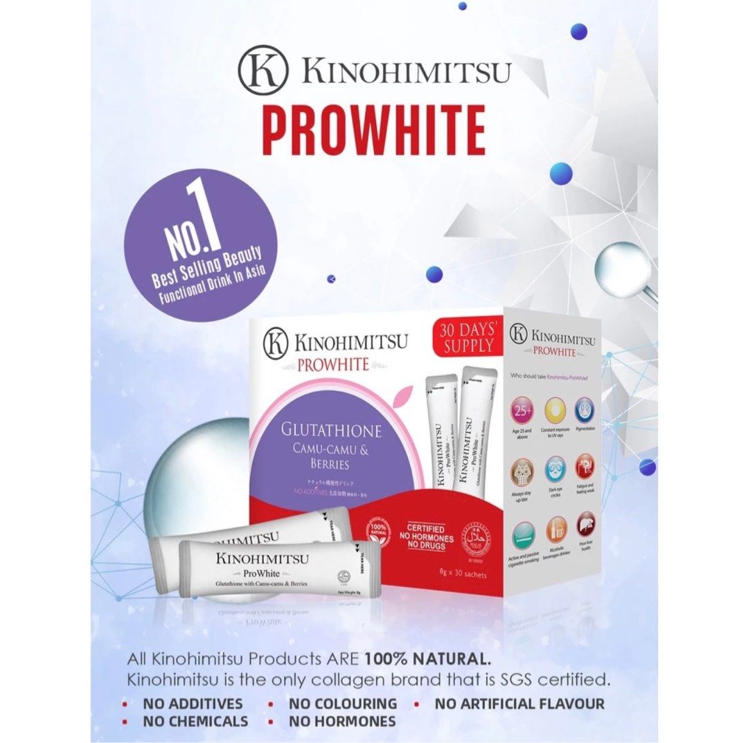 Kinohimitsu Prowhite, Health & Nutrition, Health Supplements, Health ...