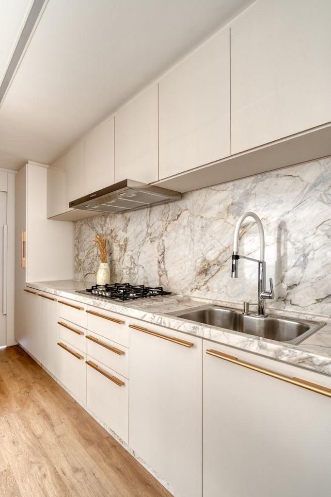 Kitchen Cabinet | Quartz Stone Table Top | Melamine, Furniture & Home ...