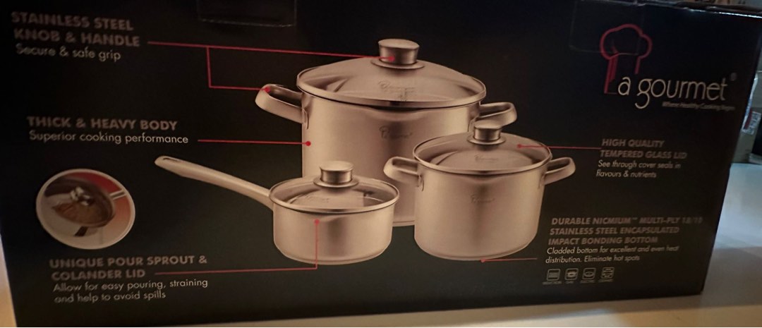 La Gourmet Pots, Furniture & Home Living, Kitchenware & Tableware ...