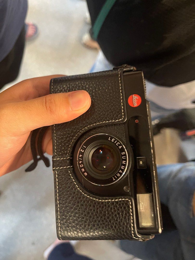 Leica Minilux 40mm f2.4 PS film camera black, Photography, Cameras on ...
