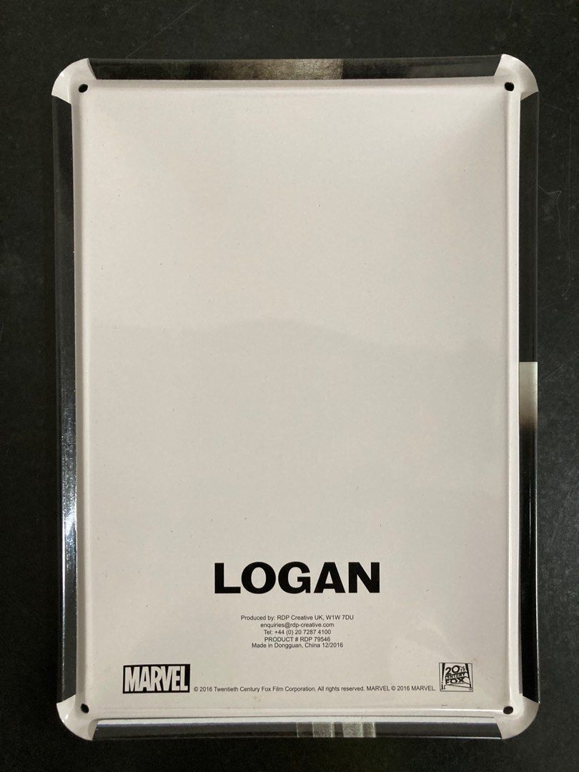 Limited Edition Wolverine aka LOGAN hoodie & metal movie poster ...