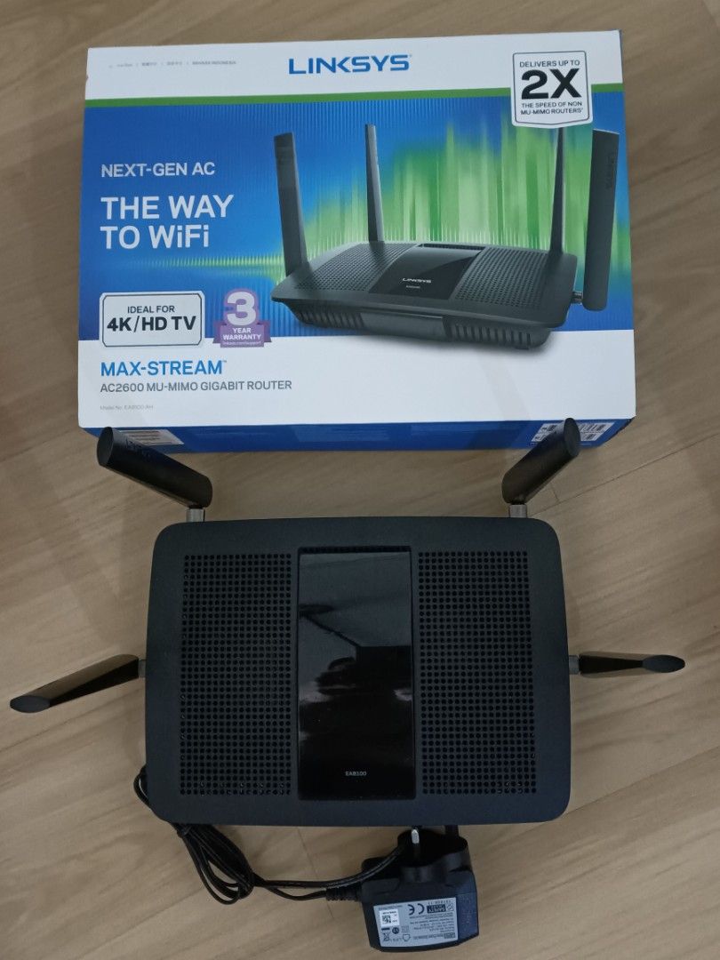 Linksys EA8100 wifi router, Computers & Tech, Parts & Accessories ...
