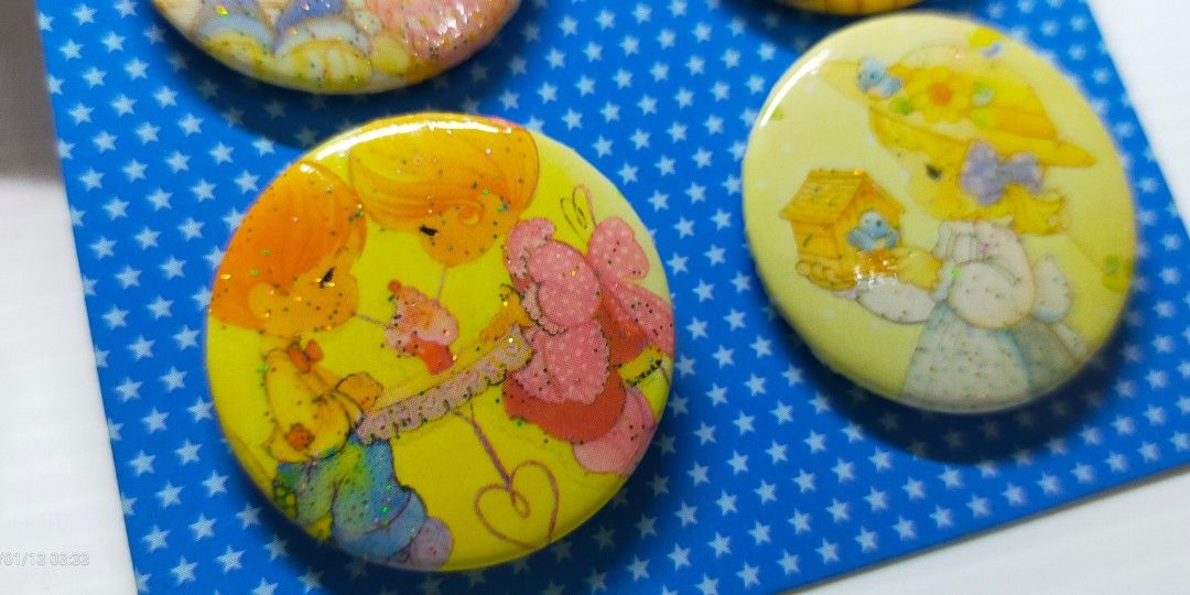 6 Assorted Little child pin batches., Hobbies & Toys, Stationery ...