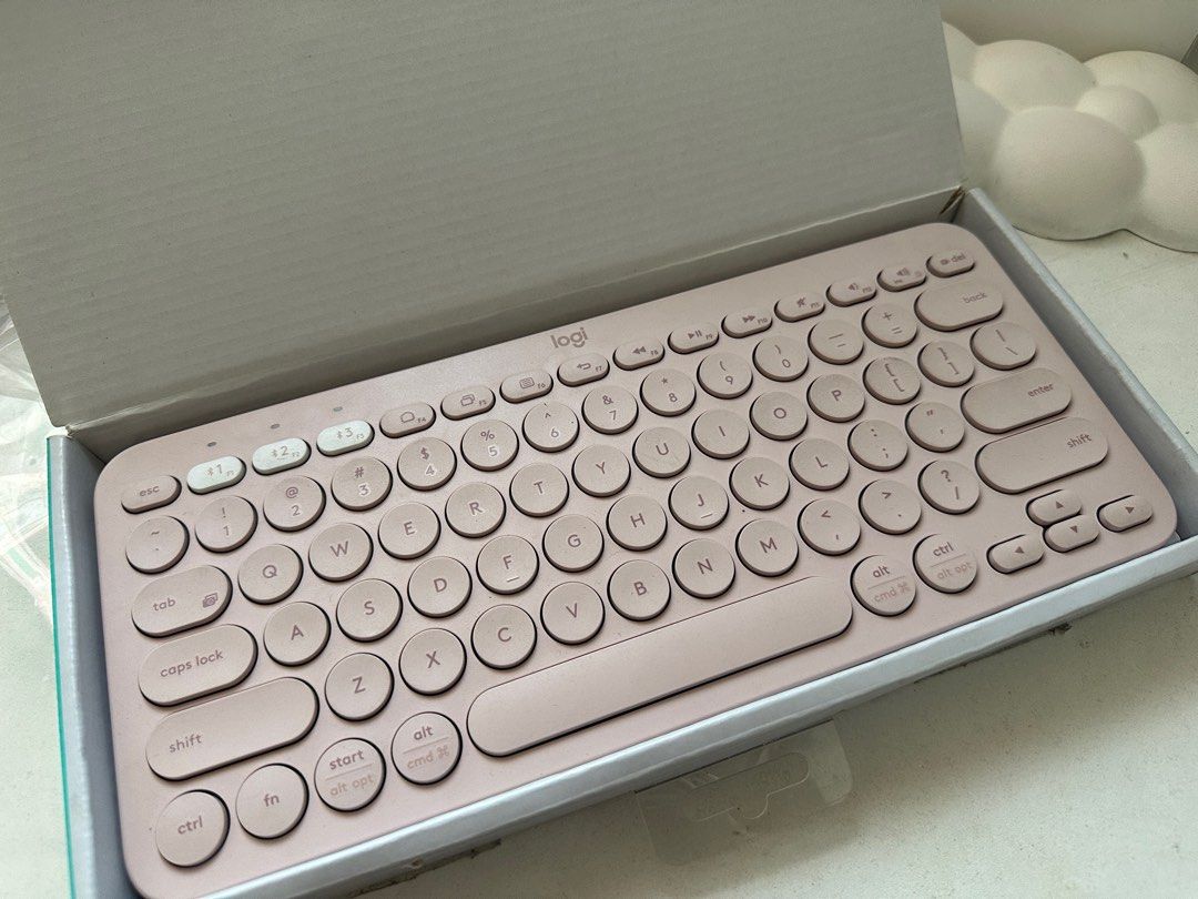 Logitech K380 PINK, Computers & Tech, Parts & Accessories, Computer ...