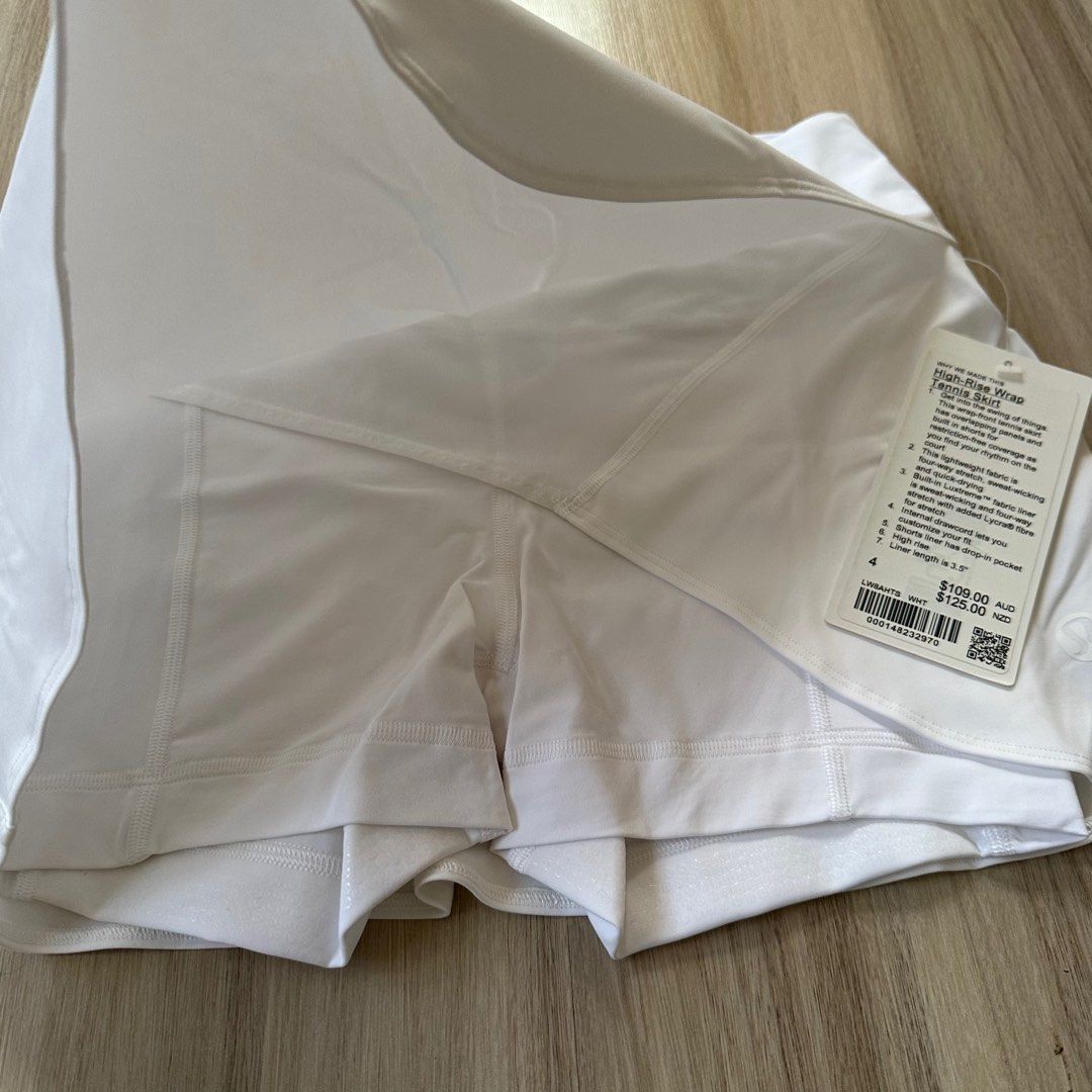 Lululemon High-Rise Wrap Tennis Skort, Women's Fashion, Activewear on ...